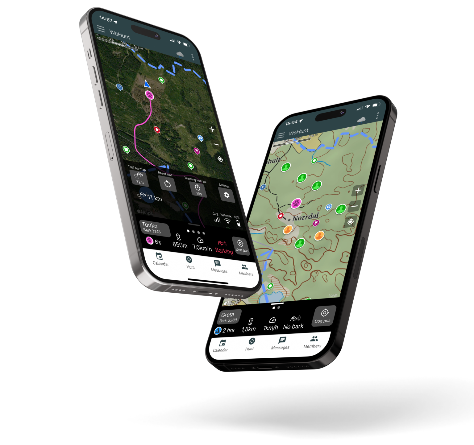The app for an easier, safer and hunt - Wehunt